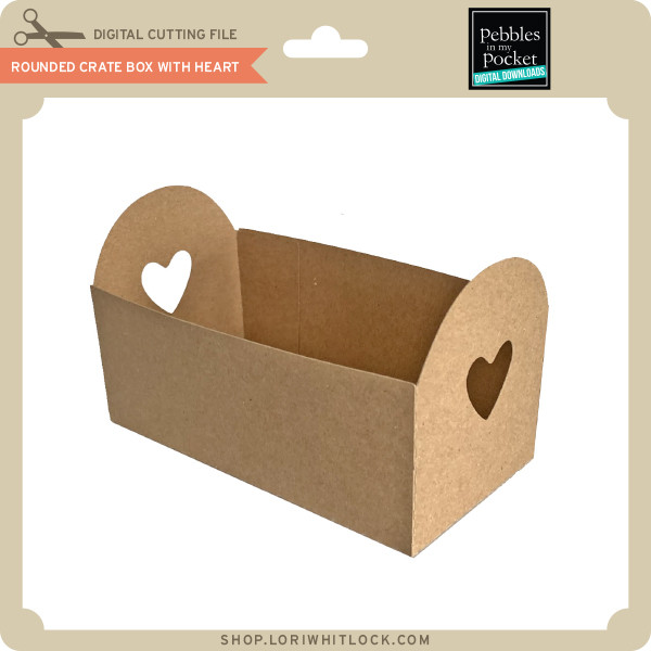 A2 Card Box with Rounded Notch - Lori Whitlock's SVG Shop