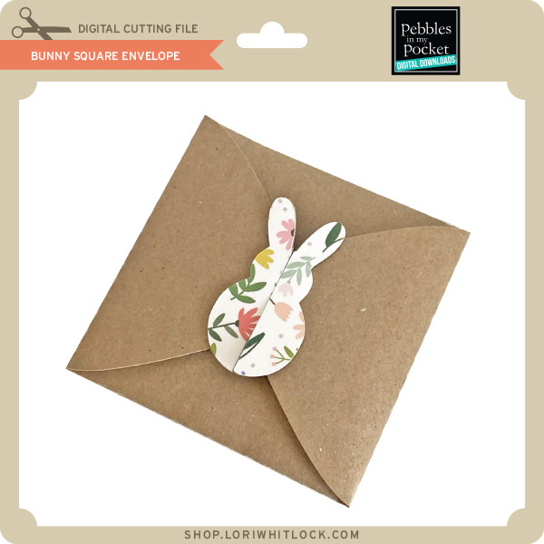Square Thick Envelope Fits 12x12 - Lori Whitlock's SVG Shop