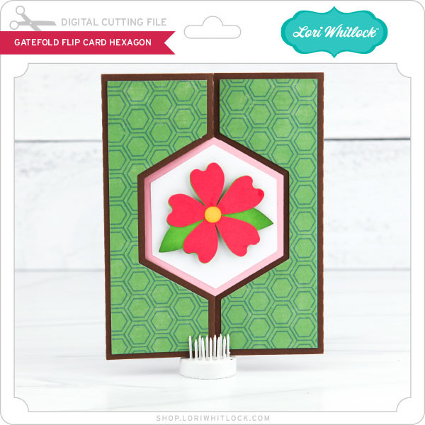 Never Ending Hexagon Card - Lori Whitlock's SVG Shop