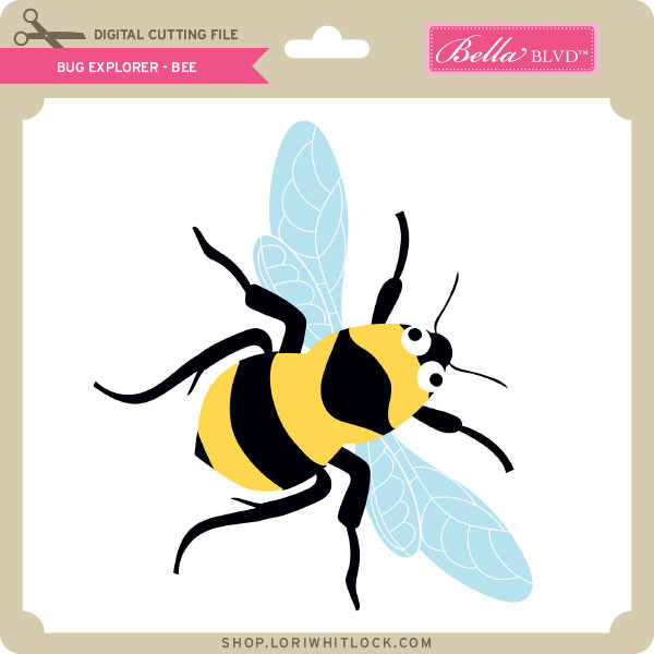 Bug Explorer 2 - Bee - Lori Whitlock's SVG Shop