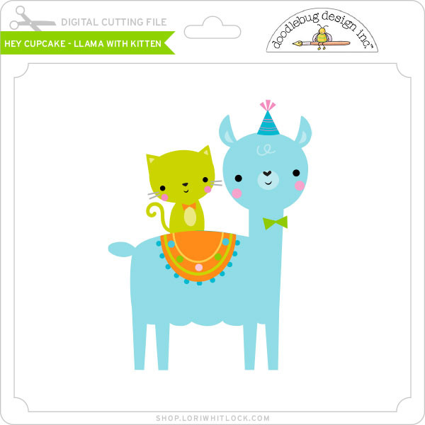Hey Cupcake - Kitten - Lori Whitlock's SVG Shop