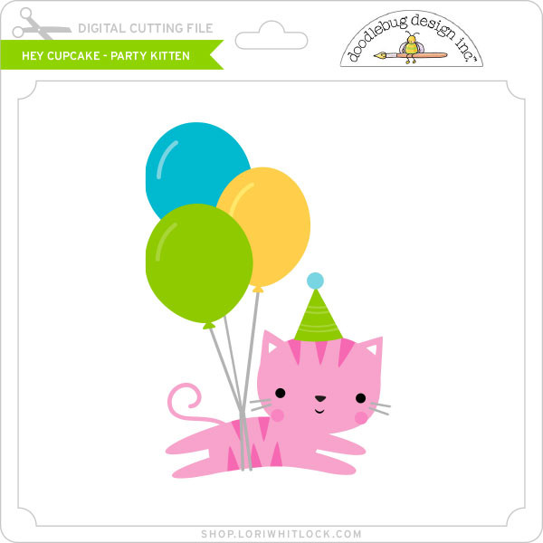 Hey Cupcake - Kitten - Lori Whitlock's SVG Shop