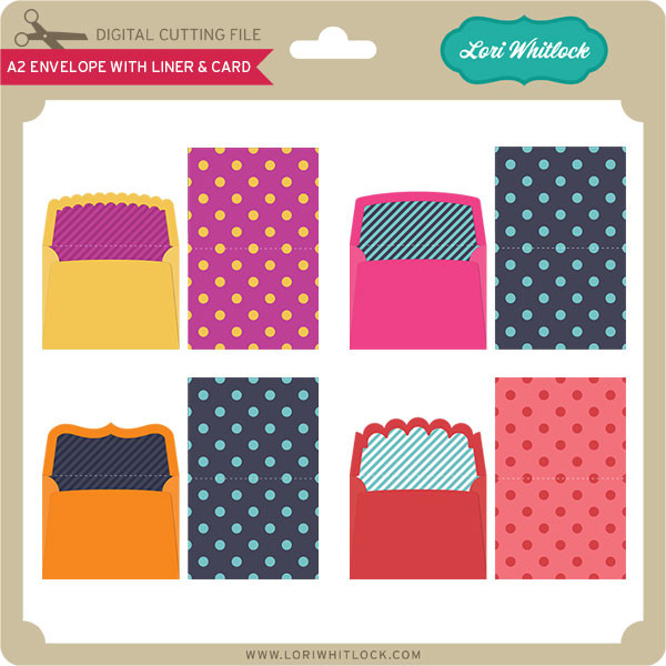 A2 Card Envelope Box - Lori Whitlock's SVG Shop