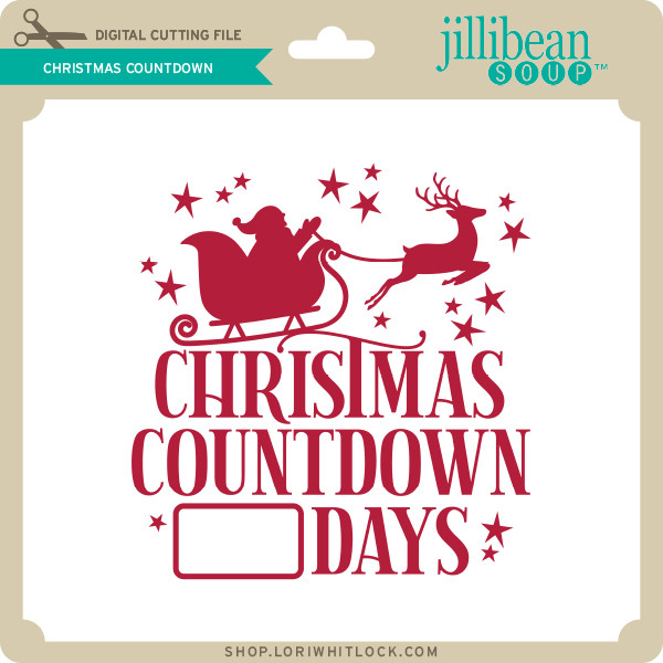 25 Countdown Boxes in Frame - Lori Whitlock's SVG Shop