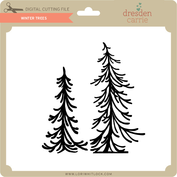 Winter Tree with Red Bird - Lori Whitlock's SVG Shop