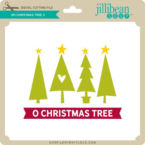 3 Christmas Trees - Lori Whitlock's SVG Shop