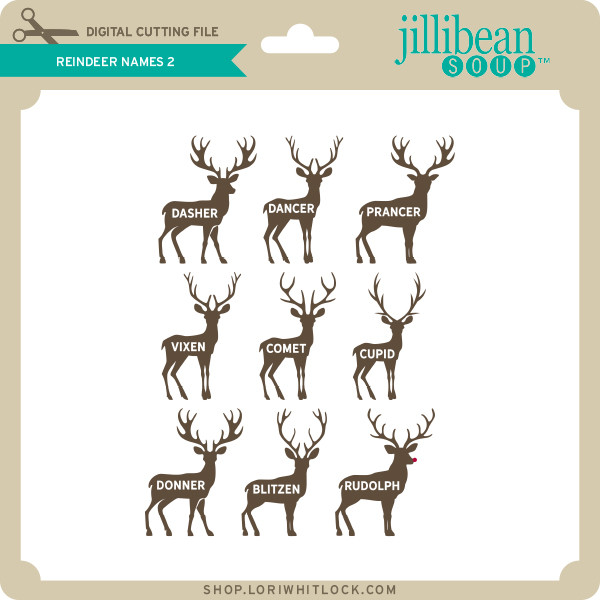 A2 Reindeer Envelope - Lori Whitlock's SVG Shop