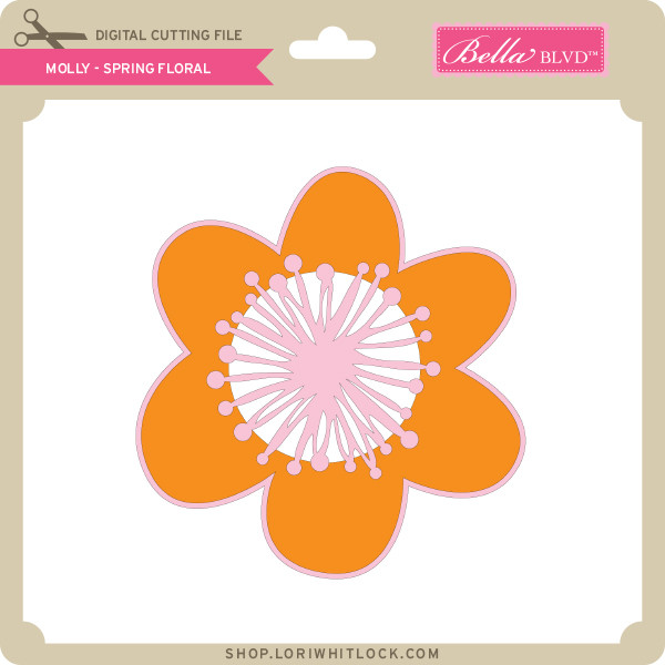 Molly - Spring Floral - Lori Whitlock's SVG Shop