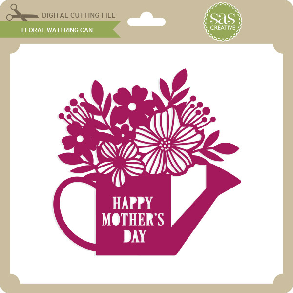 Watering Can Favor Box - Lori Whitlock's SVG Shop
