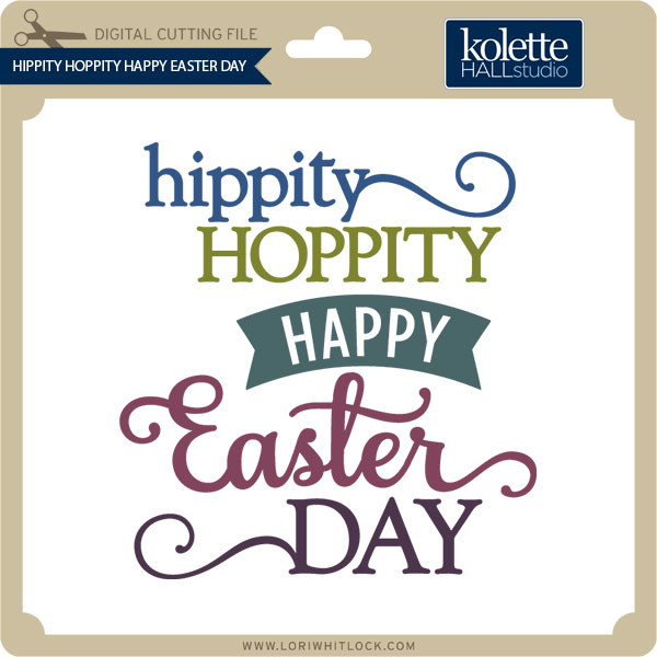 Hippity Hoppity Easter 2 - Lori Whitlock's SVG Shop