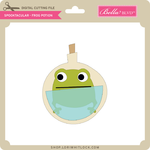 Spooktacular - Frog Potion - Lori Whitlock's SVG Shop