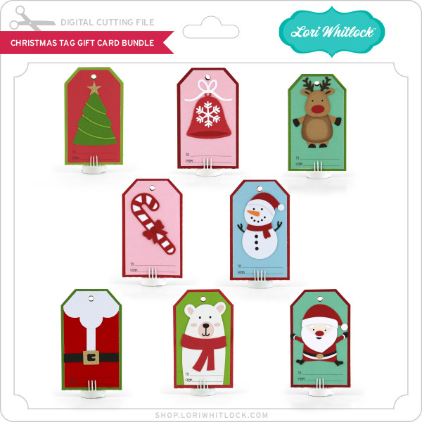 GIft Tag Christmas Bundle - Lori Whitlock's SVG Shop