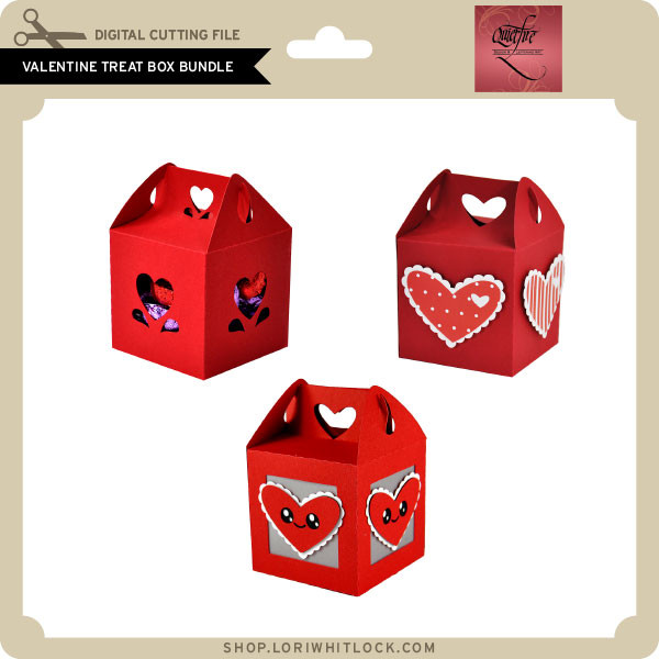 Valentine Treat Box - Lori Whitlock's SVG Shop