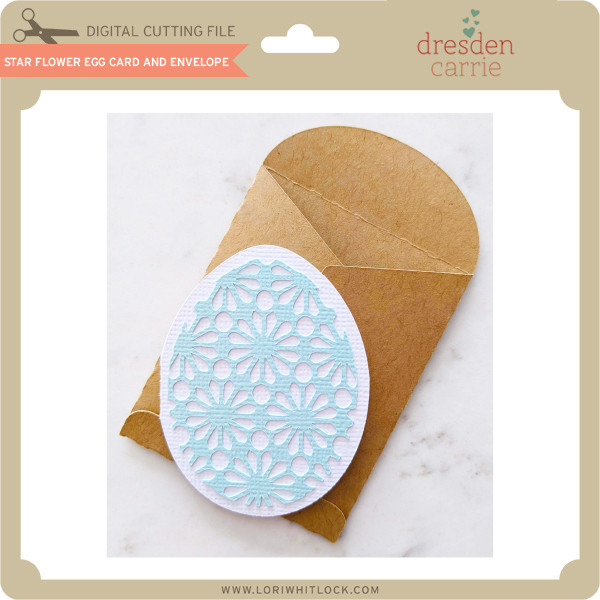 Box Card Envelope Flowers - Lori Whitlock's SVG Shop