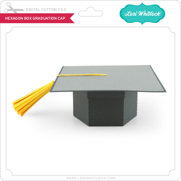 3d Graduation Cap Box - Lori Whitlock's SVG Shop