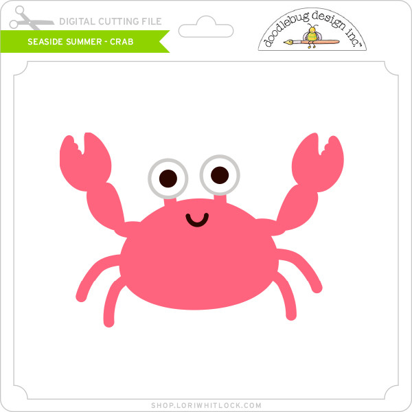 Seaside Summer - Crab - Lori Whitlock's SVG Shop