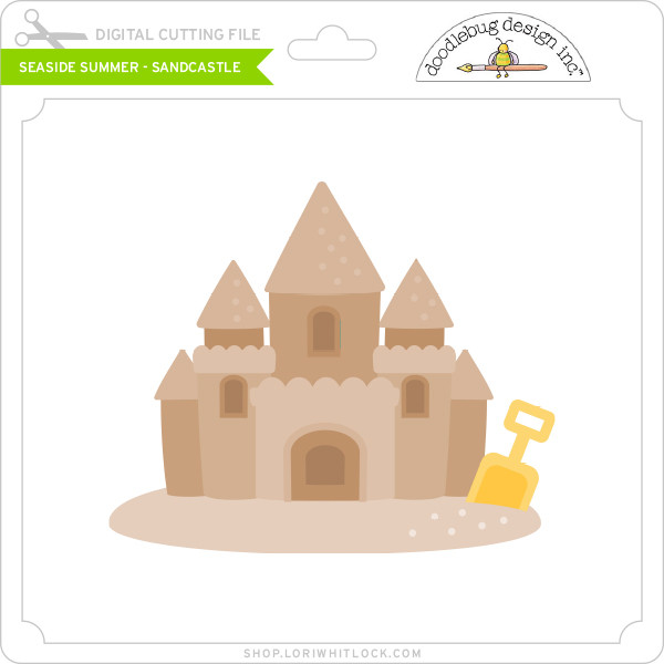 3D Sandcastle - Lori Whitlock's SVG Shop