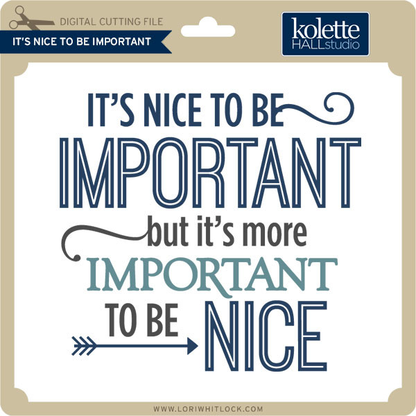 Most Important Work - Lori Whitlock's SVG Shop