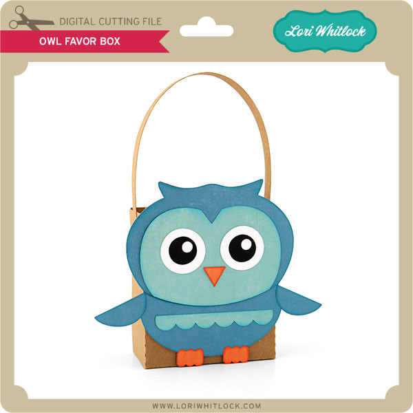 Heart Owl Favor Box - Lori Whitlock's SVG Shop