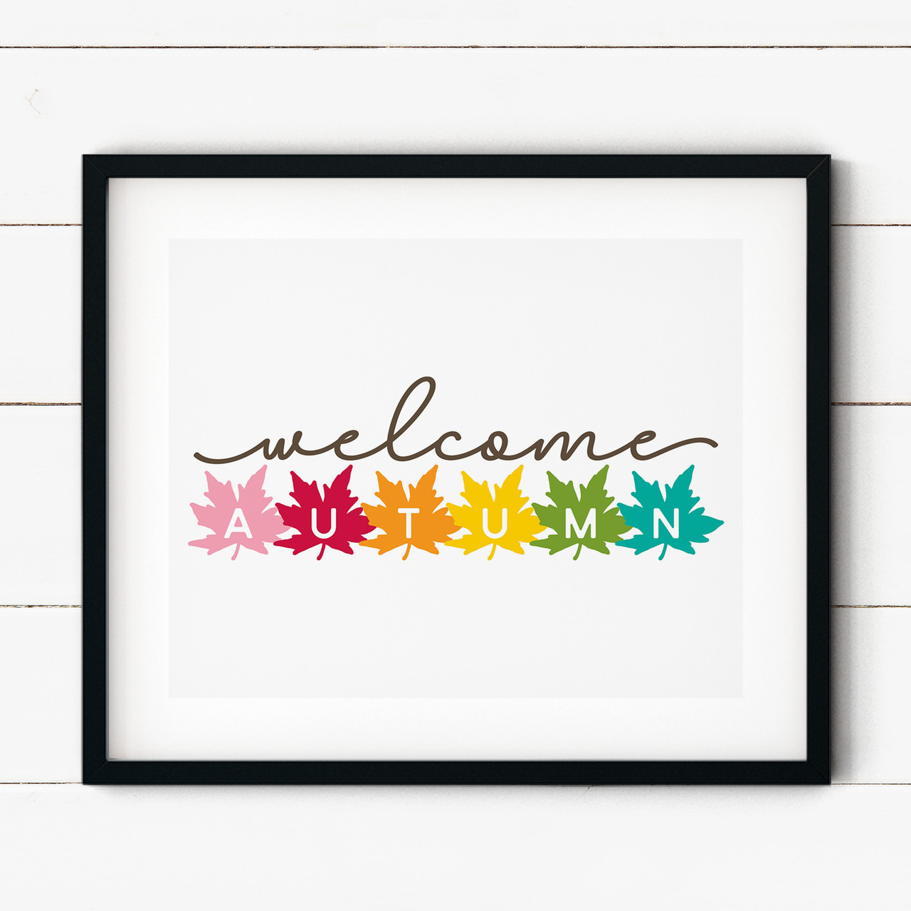 Welcome Autumn - Lori Whitlock's SVG Shop