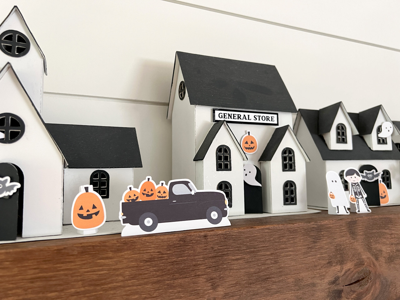 3D Chipboard Village Halloween Add On - Lori Whitlock's SVG Shop