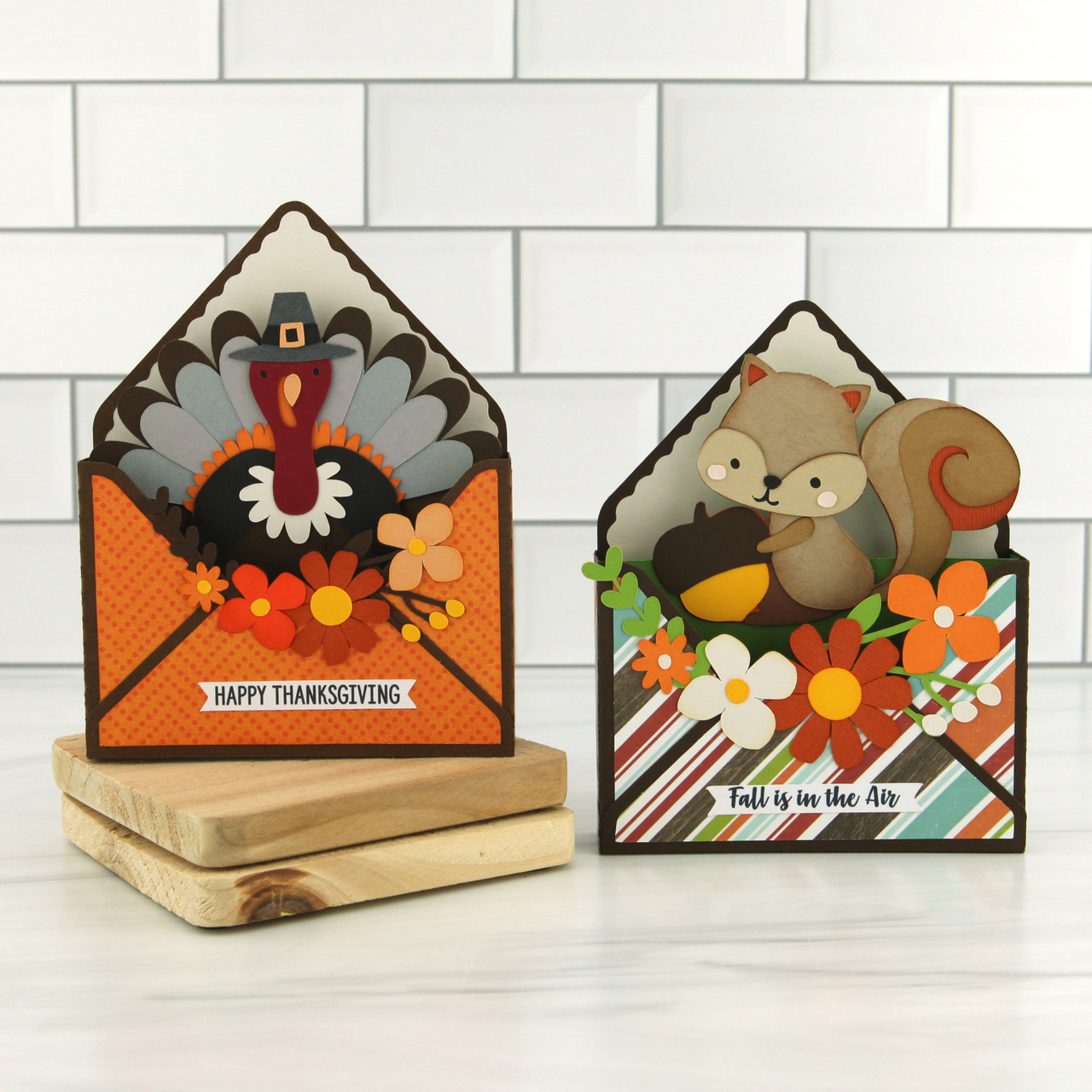 Box Card Envelope Fall Halloween Bundle - Lori Whitlock's SVG Shop