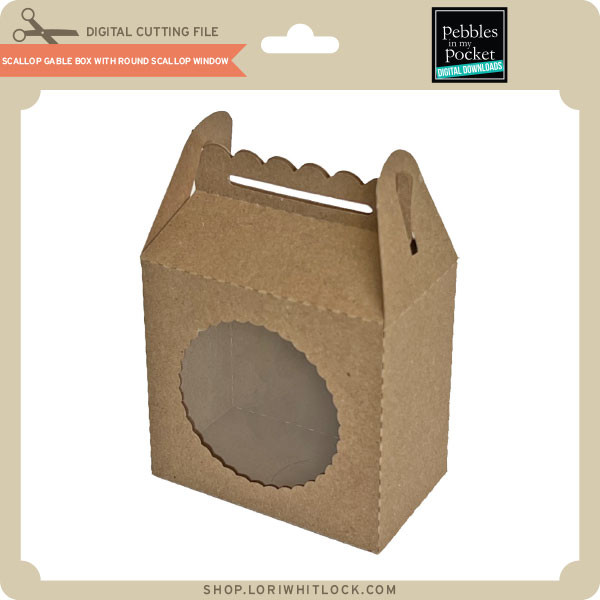 Scallop Box With Latch 2 - Lori Whitlock's SVG Shop