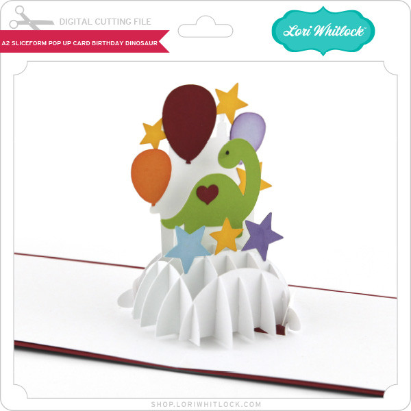 A2 Sliceform Pop Up Card Birthday Presents - Lori Whitlock's SVG Shop