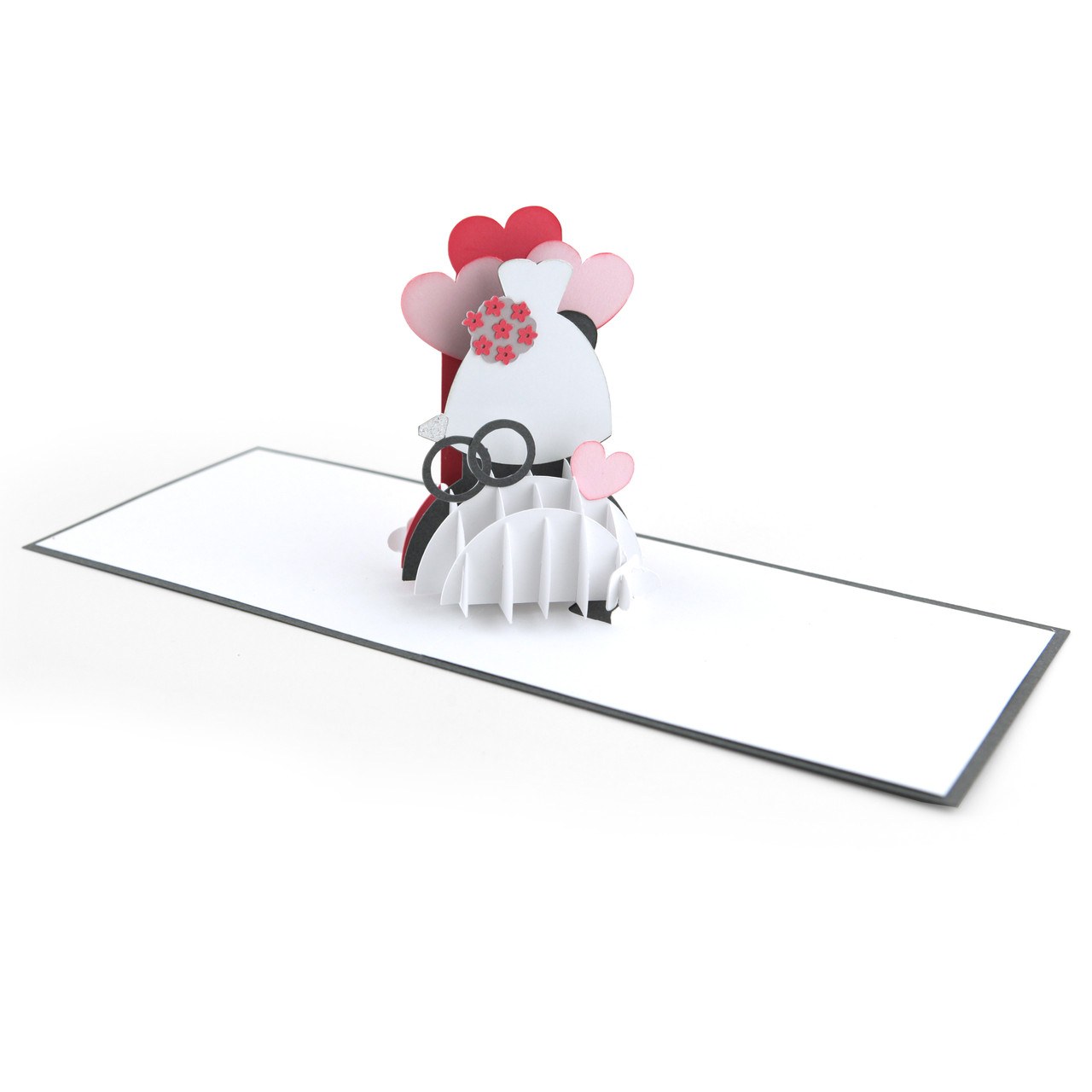 A2 Pop Up Card Wedding - Lori Whitlock's SVG Shop