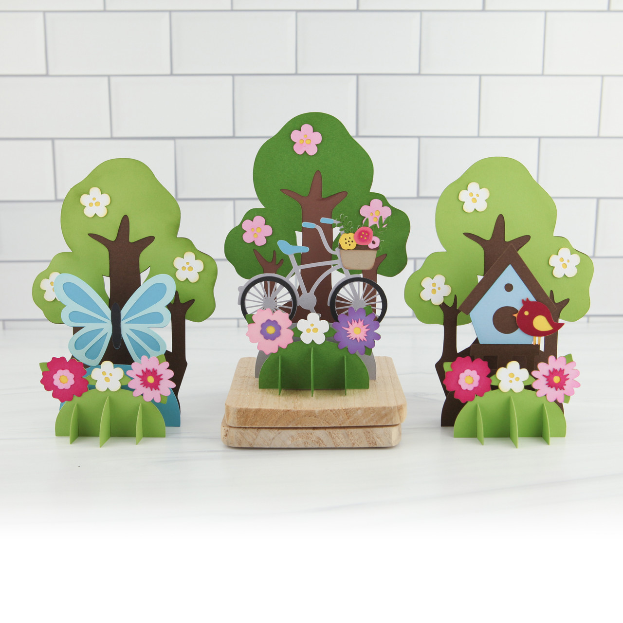 5x7 Grid Pop Up Card Spring Bundle - Lori Whitlock's SVG Shop