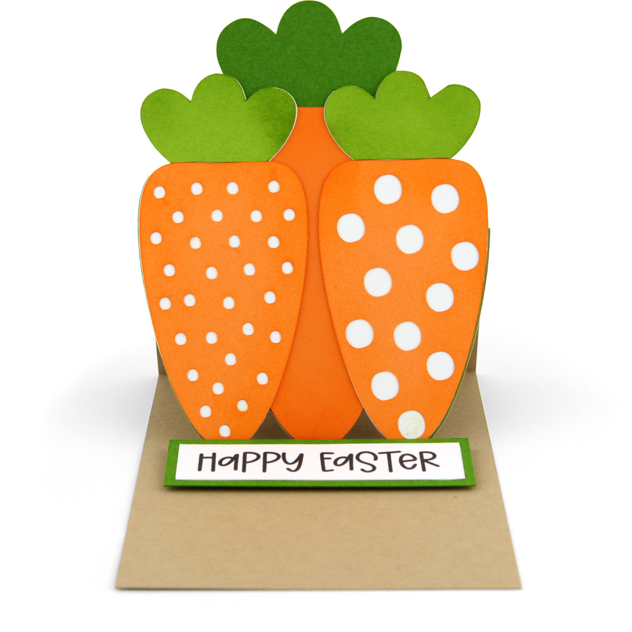 Box Card Easter Carrots - Lori Whitlock's SVG Shop