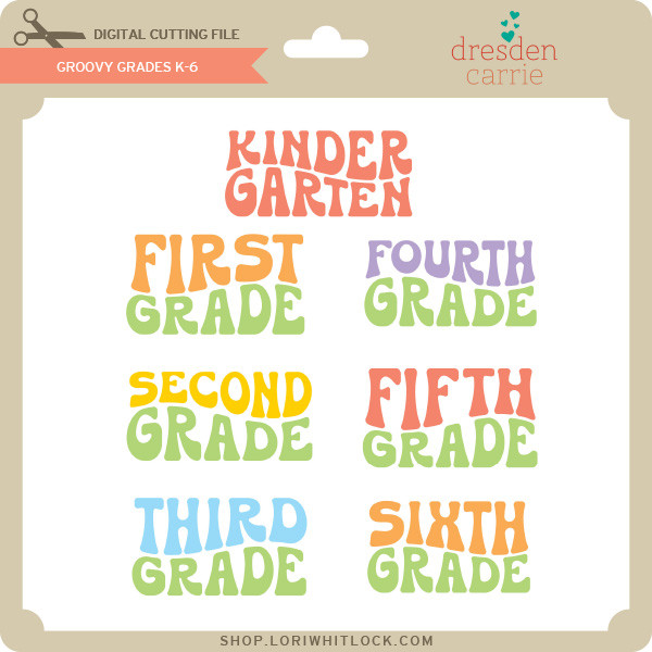 Grades Titles - Lori Whitlock's SVG Shop