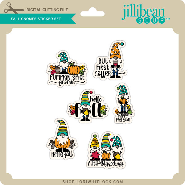 Fall Gnomes 4 - Lori Whitlock's SVG Shop