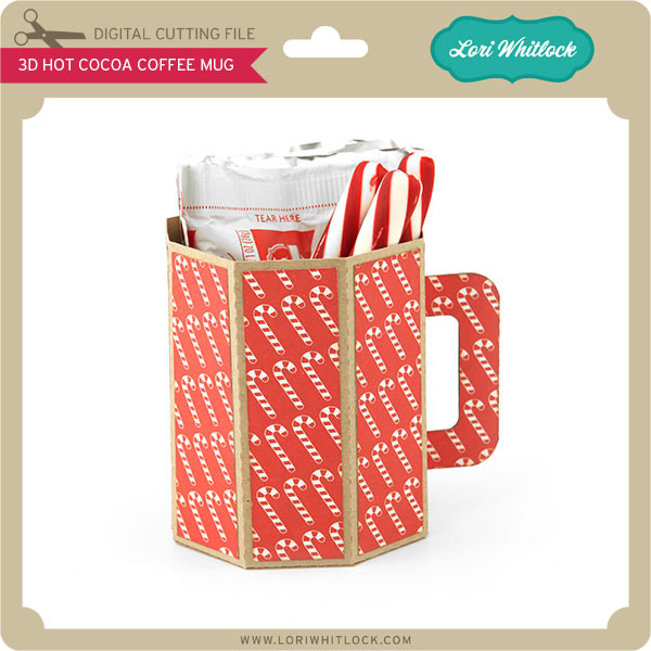 3D Hot Cocoa Mug Christmas Bundle - Lori Whitlock's SVG Shop