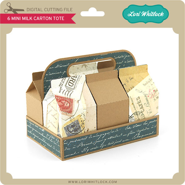 25 Day Countdown Mini Milk Cartons - Lori Whitlock's SVG Shop