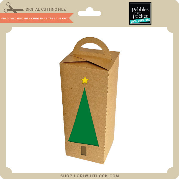 Tall Christmas Tree Box - Lori Whitlock's SVG Shop
