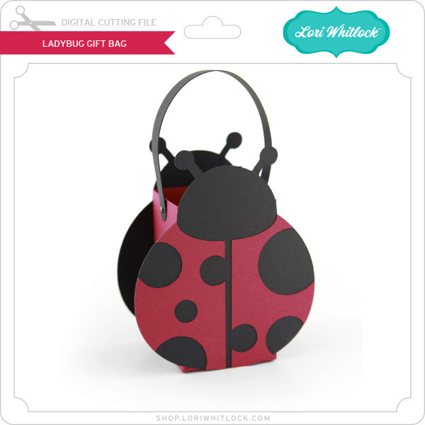 Ladybug Gift Bag - Lori Whitlock's SVG Shop