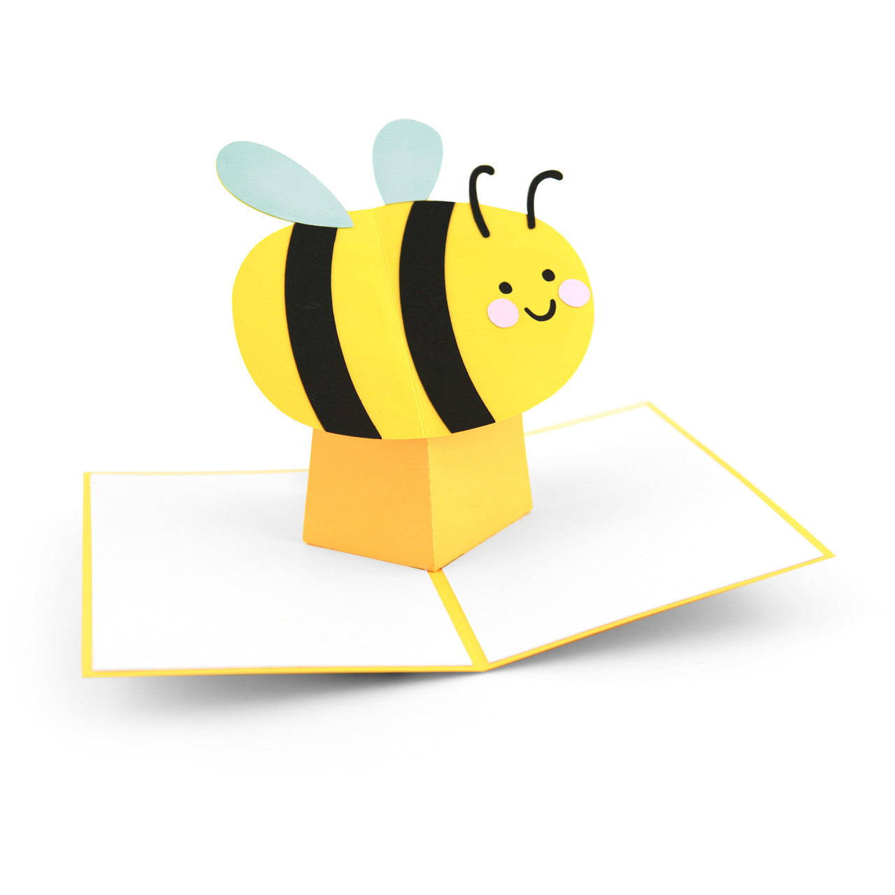 5x7 Super Pop Up Card Bee - Lori Whitlock's SVG Shop