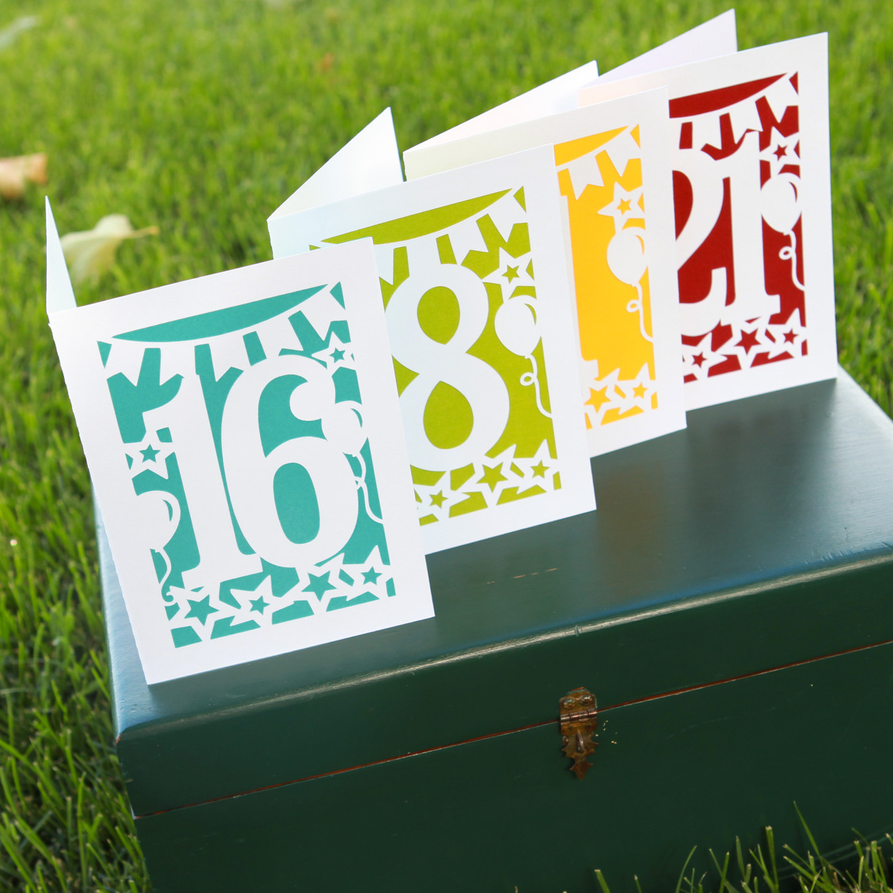5X7 Birthday Cards 1-21 - Lori Whitlock's SVG Shop