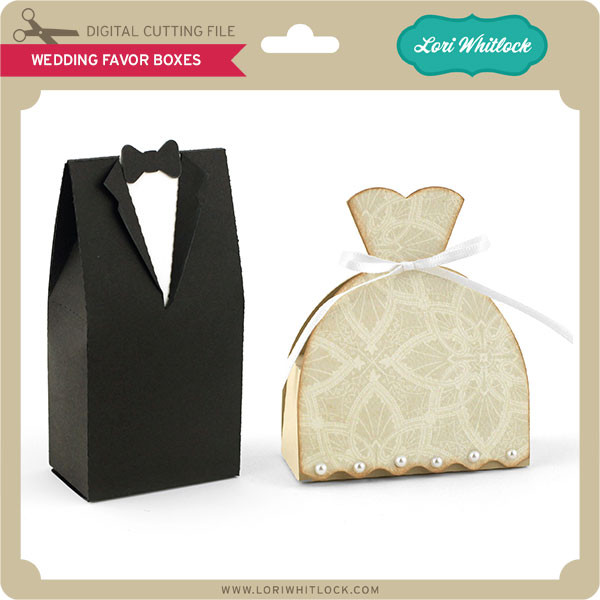 Wedding Favor Boxes - Lori Whitlock's SVG Shop