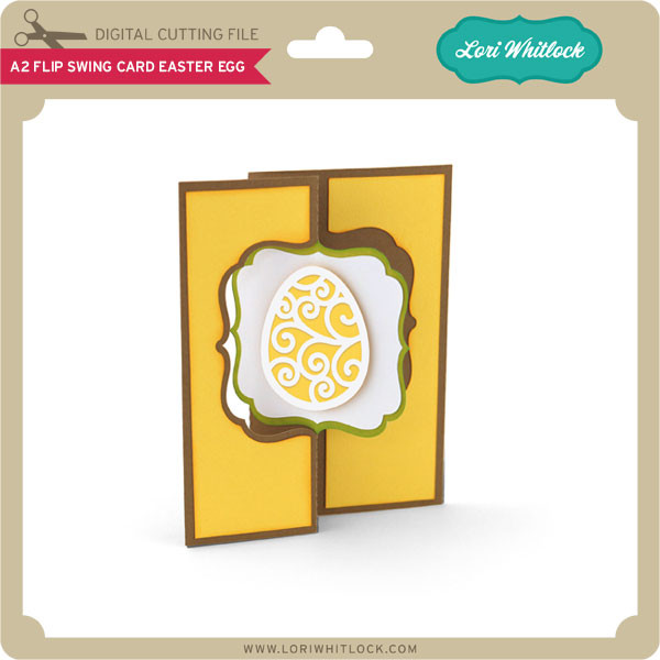 A2 Flip Swing Card Ornament - Lori Whitlock's SVG Shop
