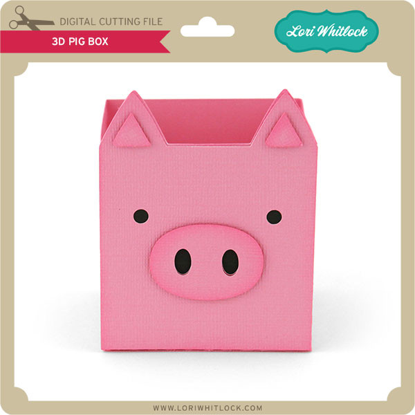3D Robot Box - Lori Whitlock's SVG Shop