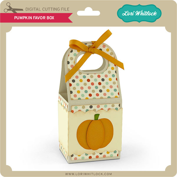 Pumpkin Petal Box - Lori Whitlock's SVG Shop