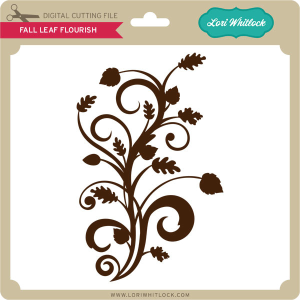 Split Flourish Fall Set - Lori Whitlock's SVG Shop