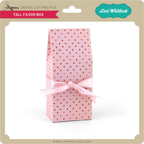 Tall Favor Box - Lori Whitlock's SVG Shop