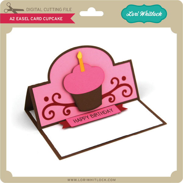 A2 Easel Card Butterfly - Lori Whitlock's SVG Shop