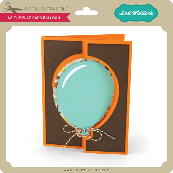 A2 Flip Flap Card Circle - Lori Whitlock's SVG Shop