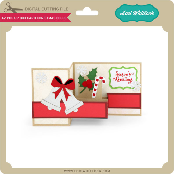 A2 Pop Up Box Card Snowman - Lori Whitlock's SVG Shop
