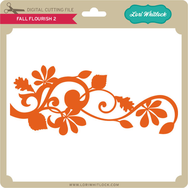 Split Flourish Fall Set - Lori Whitlock's SVG Shop