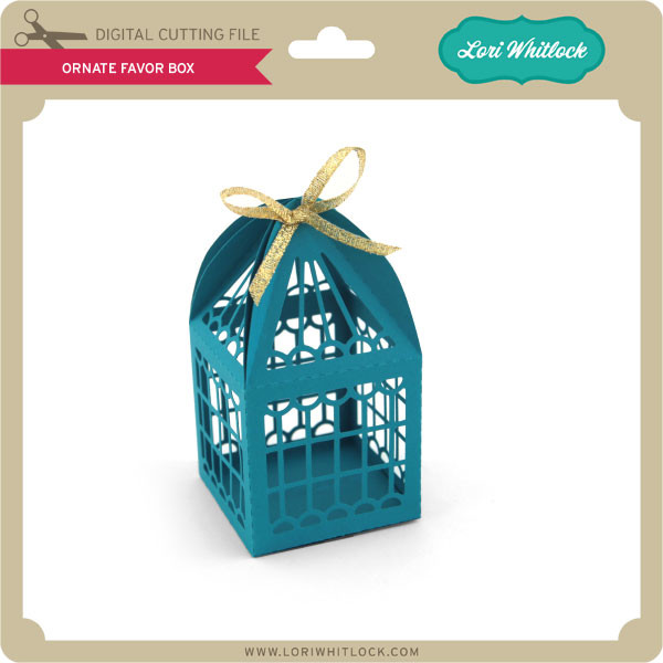 Ornate Favor Box - Lori Whitlock's SVG Shop